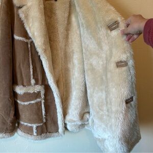 LAWLESS | Jackets & Coats | Vintage Leather Cowboy Coat With Faux Fur ...